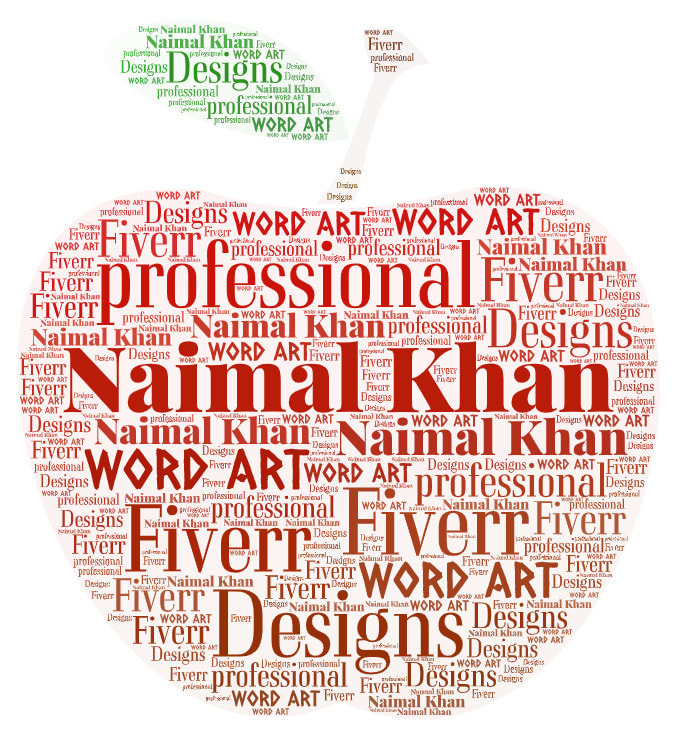 Design an amazing word art by Naimalkhan | Fiverr
