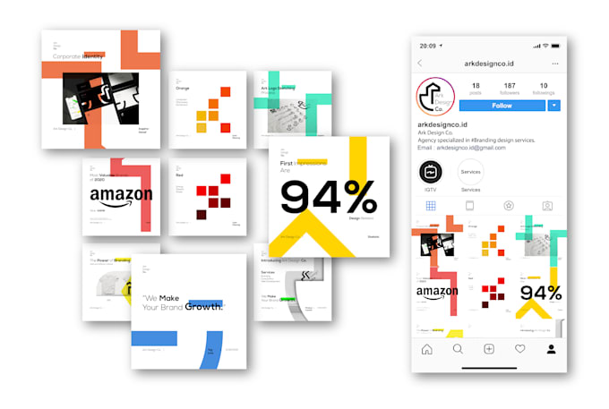 Design unique instagram posts according to your brand by Des_kit | Fiverr