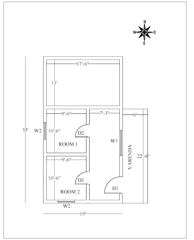 Good 2d plan design by Miyul0117 | Fiverr
