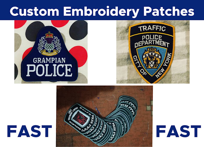 Do custom embroidered patches digitized and shipped by Nazish_kanwal ...