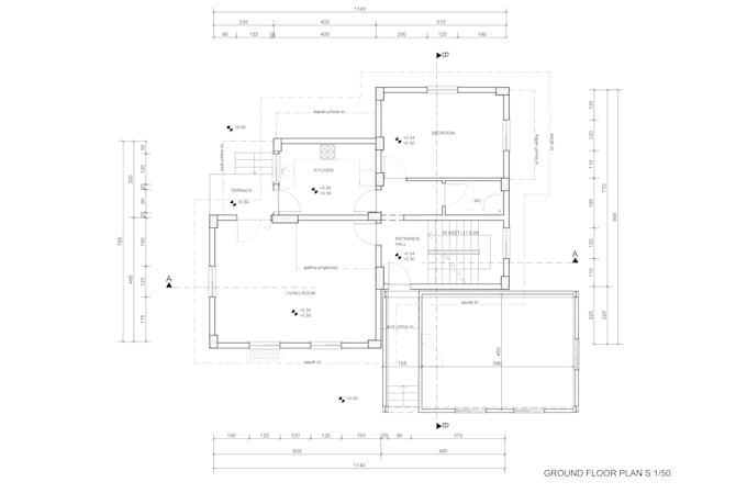 Make your architectural projects 2d autocad drawing by Izelyucell | Fiverr