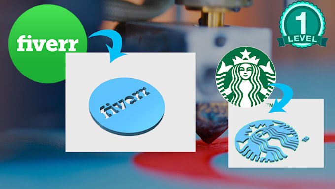 Convert your image or logo to 3d printing file design by ...