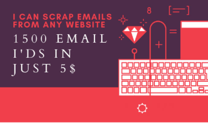Scrap emails from any website based on your niche by Pranay29 | Fiverr