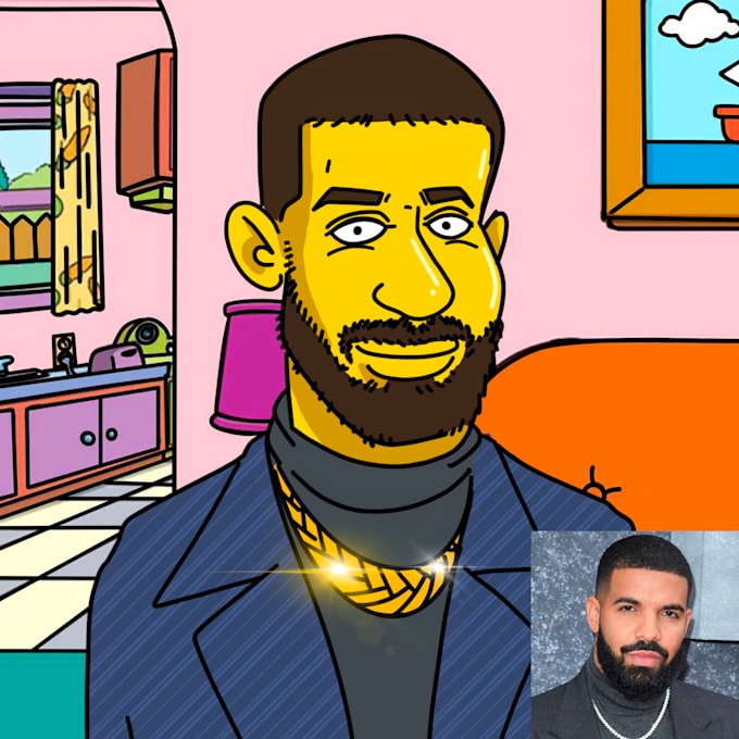 Turn you into a simpson character by Pro21agency | Fiverr