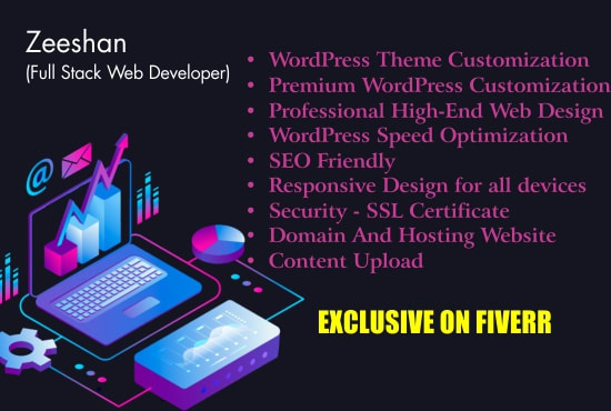 Develop responsive wordpress website and wordpress design by Webdev_elopers | Fiverr