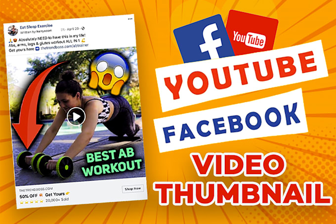 Design youtube, facebook ads thumbnails for dropshipping by ...