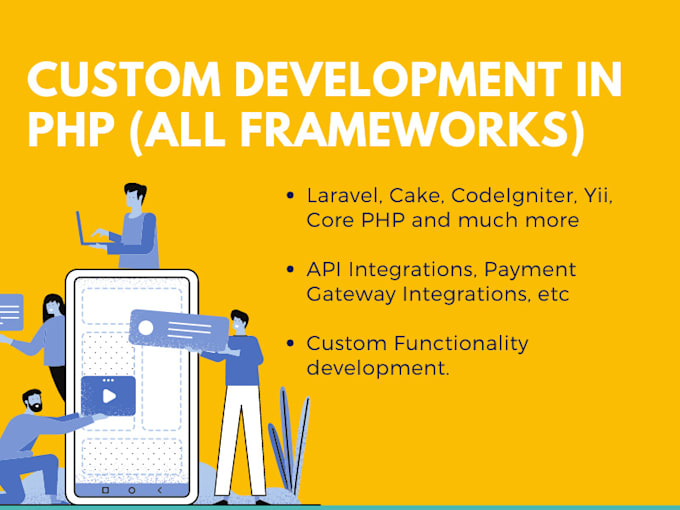Do web development in php, laravel, cake php, symfony, codeigniter by Manu3710 | Fiverr