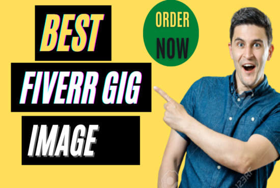 Design 3 unique fiverr gig image, picture or thumbnail by King_2666