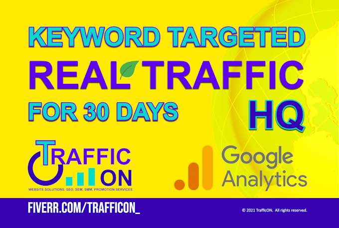 Drive organic and targeted website traffic from google by Trafficon ...