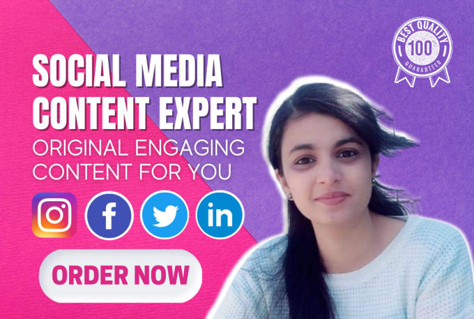 Create Social Media Content And Manage Your Account By Sonali Dahiya