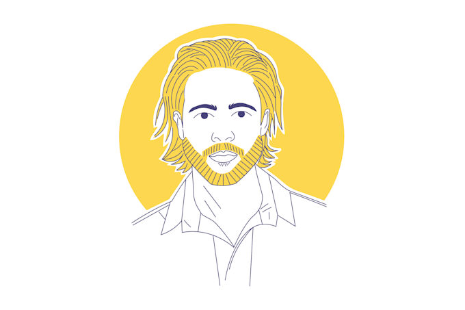 Draw amazing minimalist flat line cartoon avatar your photo by Creative ...