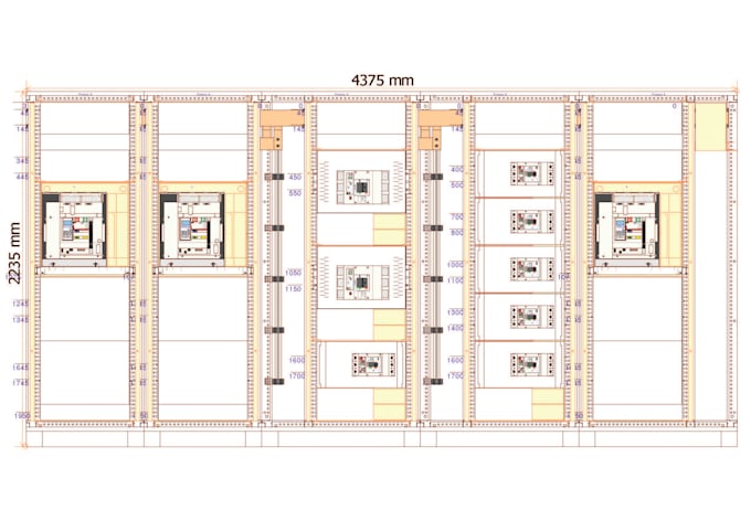 Draw, type tested panel board design and sld with autocad by ...