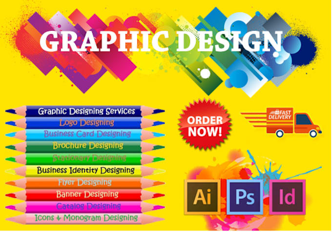 Create any kind of graphic design work stuff with the idea by ...