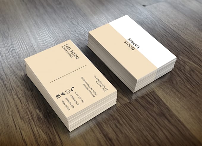 Design creative and good looking business card for you by Tugaycannb ...