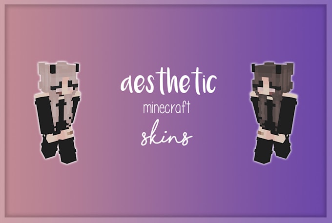 Make you an aesthetic minecraft skin by Tsukino_ | Fiverr