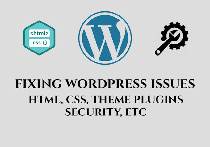 Solve issues in your wordpress website by Elprins | Fiverr