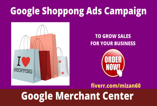 Setup google shopping ads campaign and product listing by Mizan60 | Fiverr