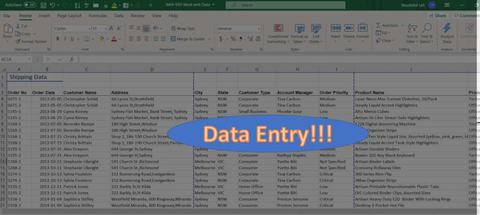 Do data entry hr salary sheet bank statement pdf, word to excel by ...