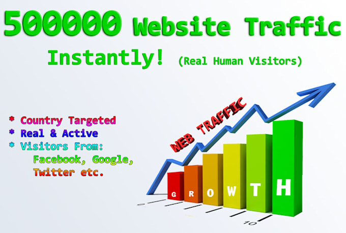 Bring 500,000 visitors instantly to your website by Viennatech | Fiverr