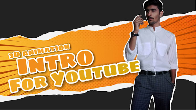 Create 3d animation logo intro for youtube by Kashifzaman1 | Fiverr
