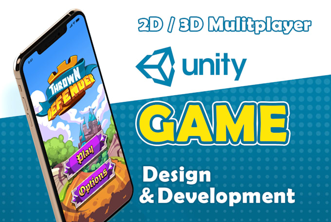 Provide multiplayer 2d 3d realistic unity game development for ios android mac by Developque ...