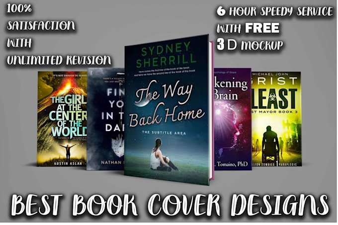 Design professional artistic book cover designs in 12 hours by ...