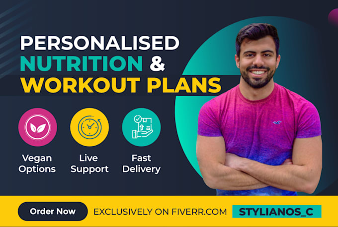 Create a custom diet nutrition meal plan for you by Stylianos_c | Fiverr