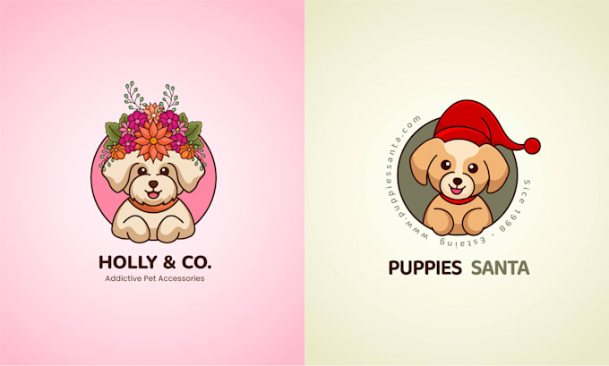 Design cute animal, pet, dog cartoon mascot logo by Shaan_designs | Fiverr