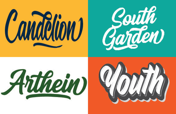 Design unique, professional font, text and typography logo by ...