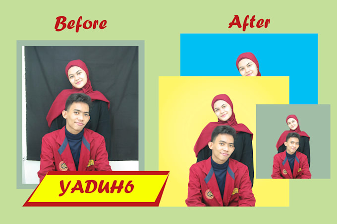 Change background photo to solid color by Yaduh6 | Fiverr