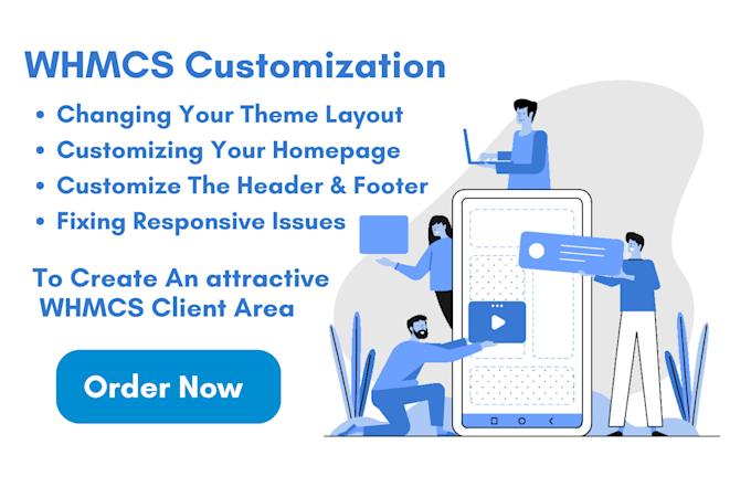 Do whmcs template design styles customization by Zubair_wd | Fiverr