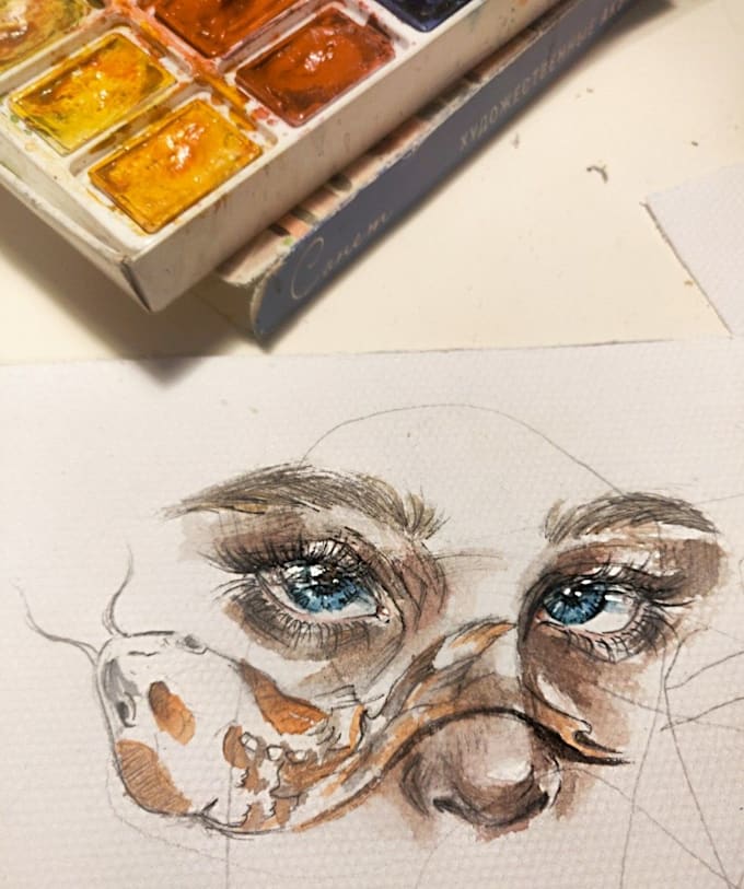 Draw anything you want by Khongrzul | Fiverr