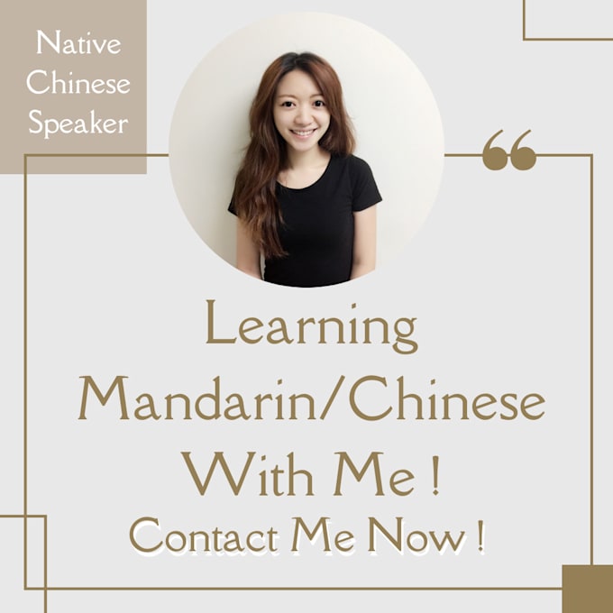 Be your best partner to learning chinese by Chelseahuang58 | Fiverr