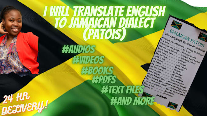 Translate english to jamaican dialect by Your_v_a | Fiverr