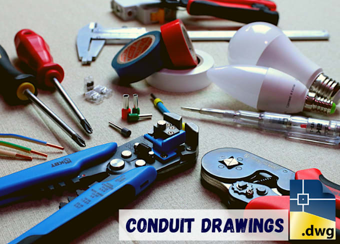 Do conduit drawings with autocad by Pollylinedrafti | Fiverr