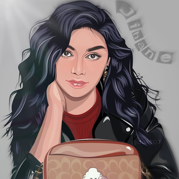 Draw your photo into cartoon art in 24 hour by Dwigraphic | Fiverr