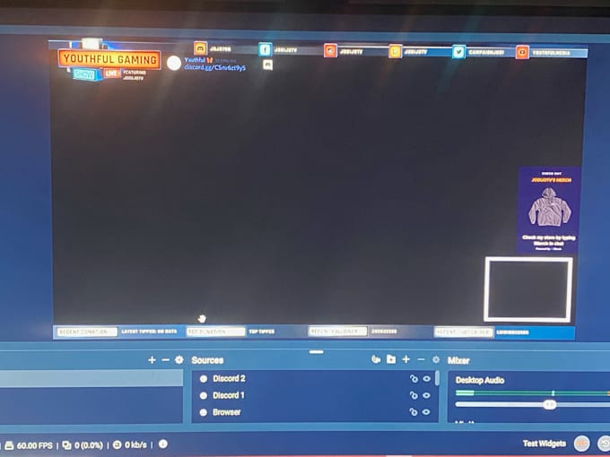Basic or intermediate stream overlays for twitch by Derickallen | Fiverr