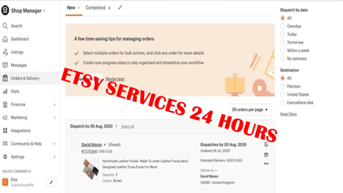 Add listing to your etsy store and manage etsy store by Faisal_hassan12 ...