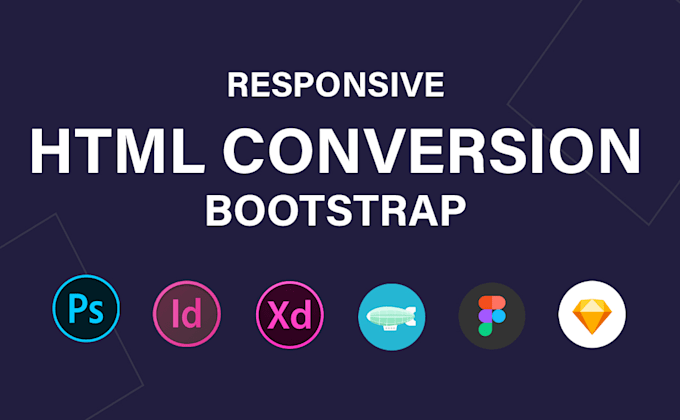Convert psd to html responsive bootstrap by Gazi_forhad | Fiverr