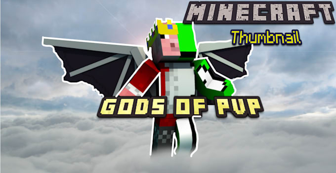 Create a eye catching minecraft thumbnail for youtube by Saiyanbeast ...