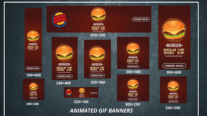 Do animated gif banners for google ads promotion and websites by Gif ...