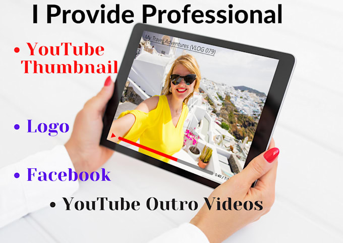 Design professional youtube thumbnail logo intro outro by Digital168 ...