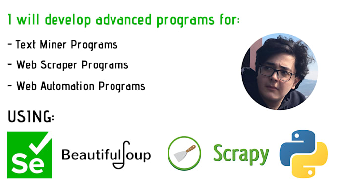 Scrape, automate and mine websites using python by Ardauzunogluu | Fiverr Scrape, automate and mine websites using python by Ardauzunogluu | Fiverr