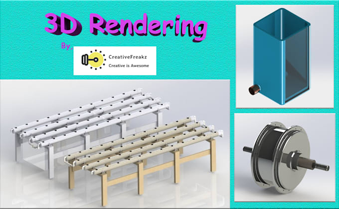 Do 3d rendering and animation in solidworks and autocad by ...