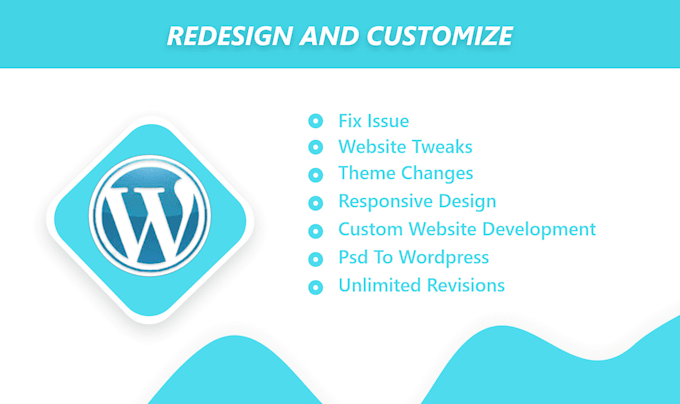 Recreate Revamp Redesign Customize Or Fix Wordpress Issue By Ammartechs Fiverr