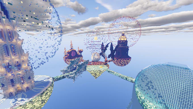 Make a beautiful spawn in minecraft by Karolwrzosek | Fiverr