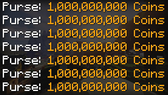 Sell you hypixel coins by Stgt_tim | Fiverr