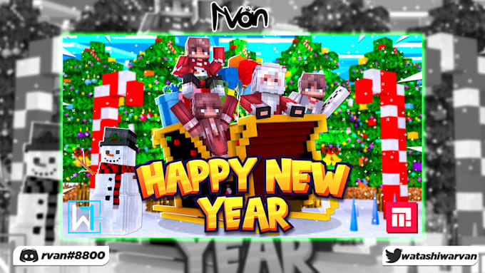 Make best minecraft key art by Rvanartz | Fiverr