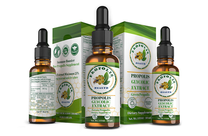 Do cbd hemp bottle design super fast by Master_wrap | Fiverr