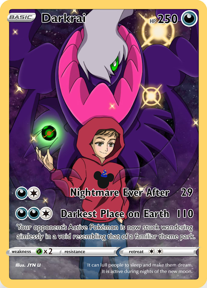 Create a custom digital pokémon card by Jyn_li | Fiverr